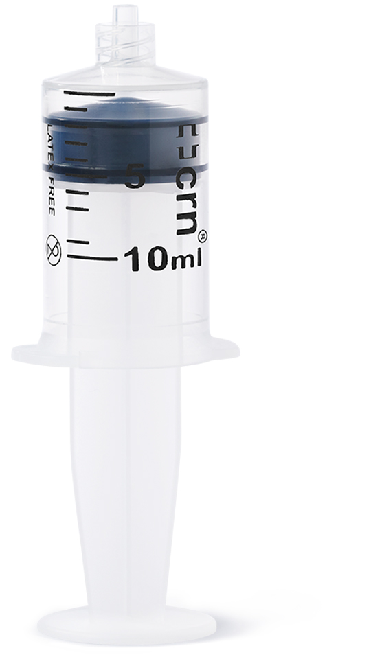 Dedicated sterile disposable syringes. Canè